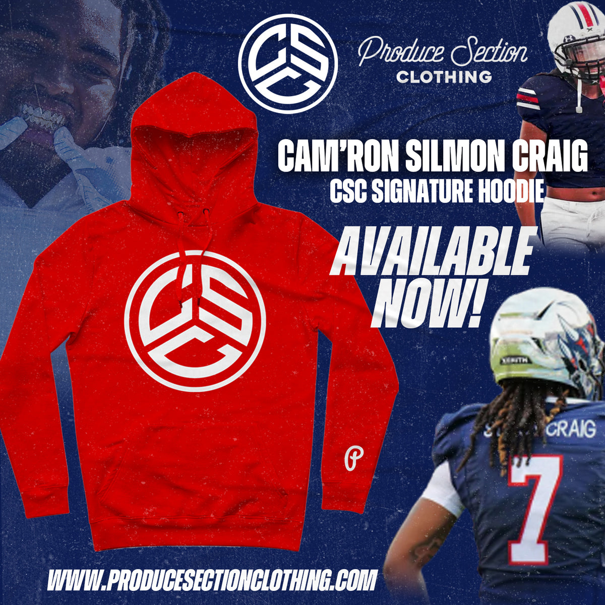 Cam'Ron Silmon Craig CSC Signature Hoodie – Produce Section Clothing